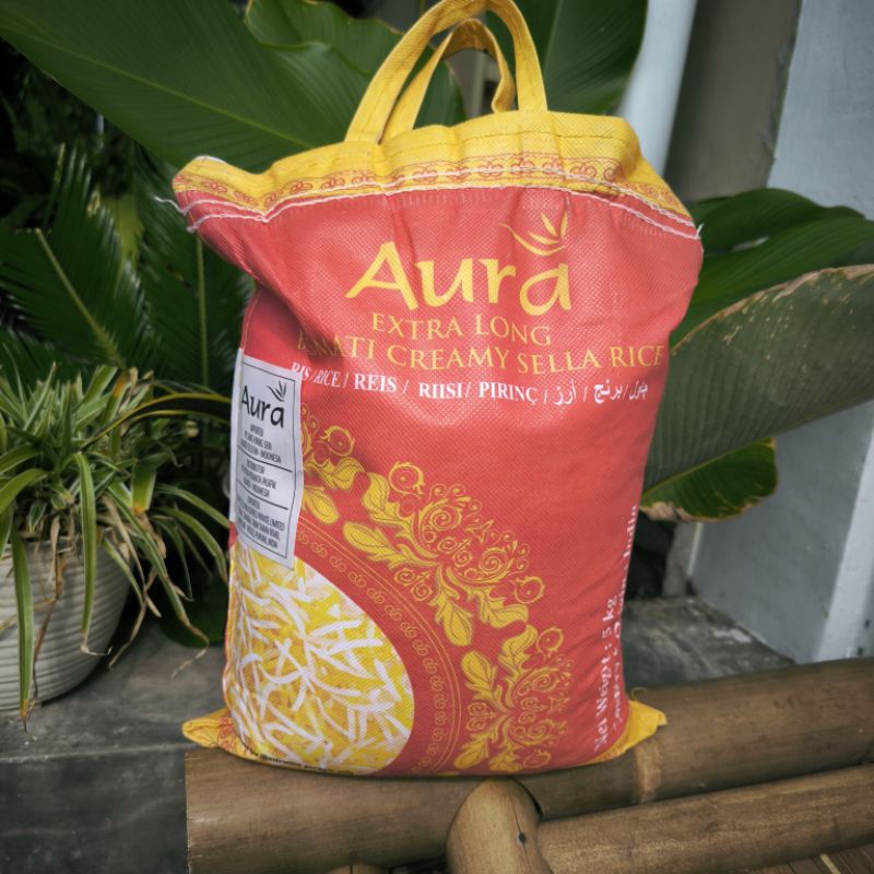 Jual Beras Basmati Extra Long White & Creamy Sella Rice New Import Best ...