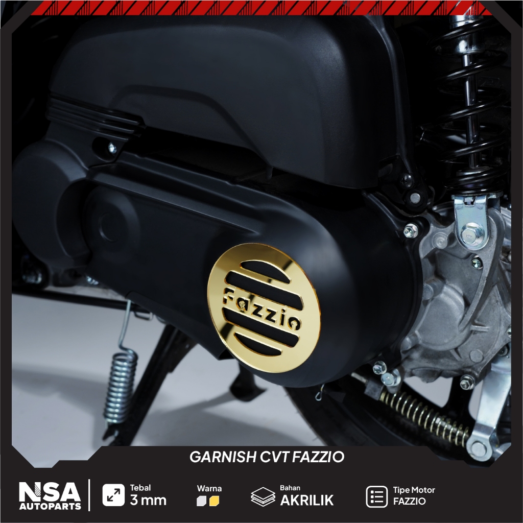 Jual COVER CVT YAMAHA FAZZIO 125 TUTUP CVT FAZZIO 125 GARNISH FAZZIO ...