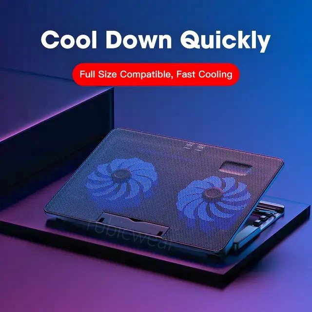 Jual Cooling Pad Kipas Pendingin Laptop Coolingpad Kipas Angin Laptop ...