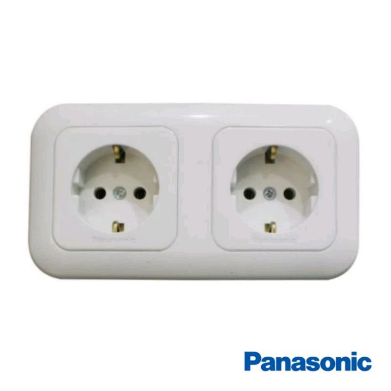 Jual PANASONIC DOUBLE STOP KONTAK IB TANAM | Shopee Indonesia