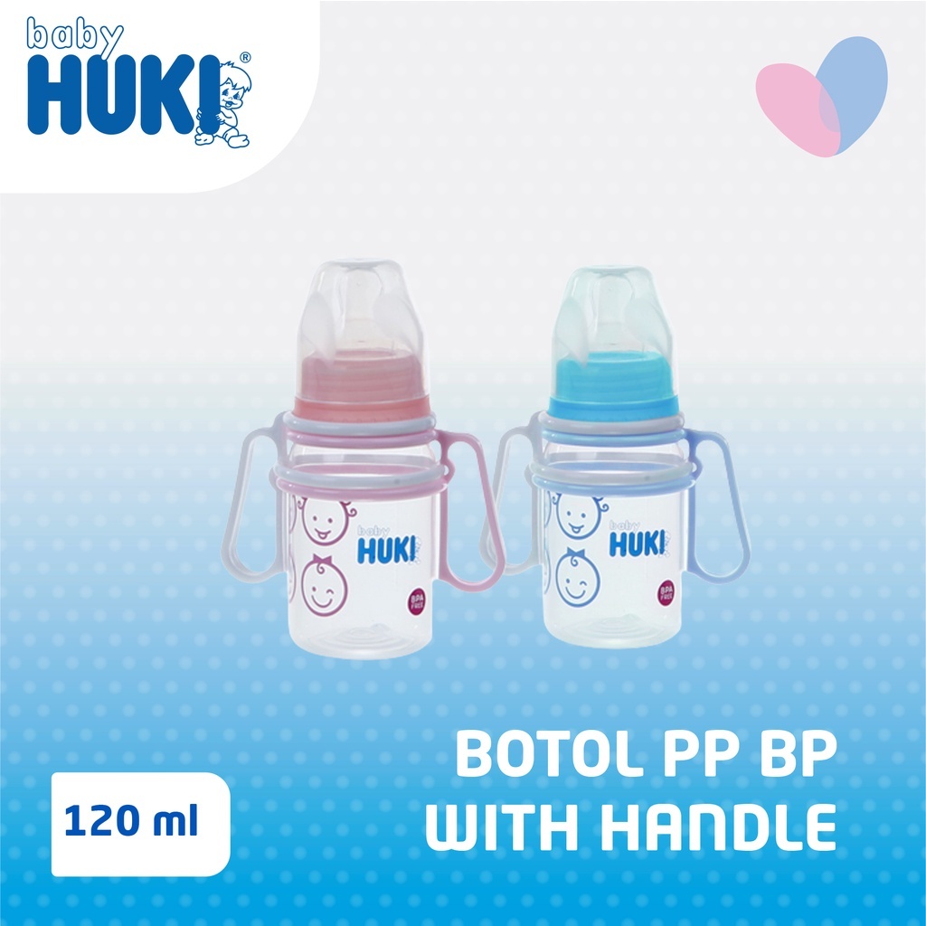 Jual Huki Bottle PP BP With Handle 120 ml (CI 0335)/ 240 ml (CI 0336 ...