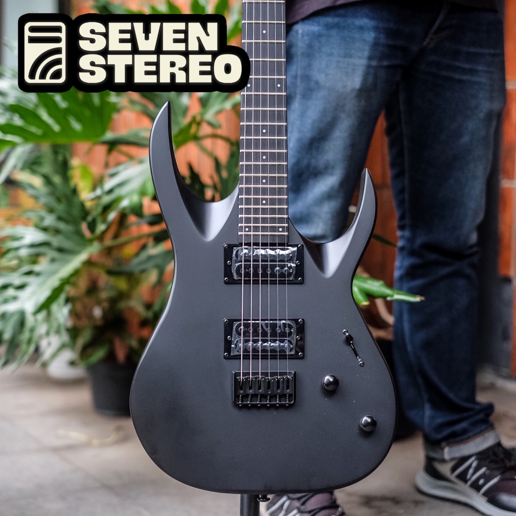 Jual SOLAR AB4.6C-E Carbon Black Electric Guitar | Shopee Indonesia