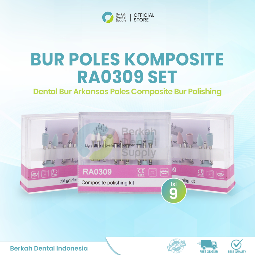 Jual Dental Bur Poles Composite Set Bur Polishing Kit RA0309 | Shopee ...