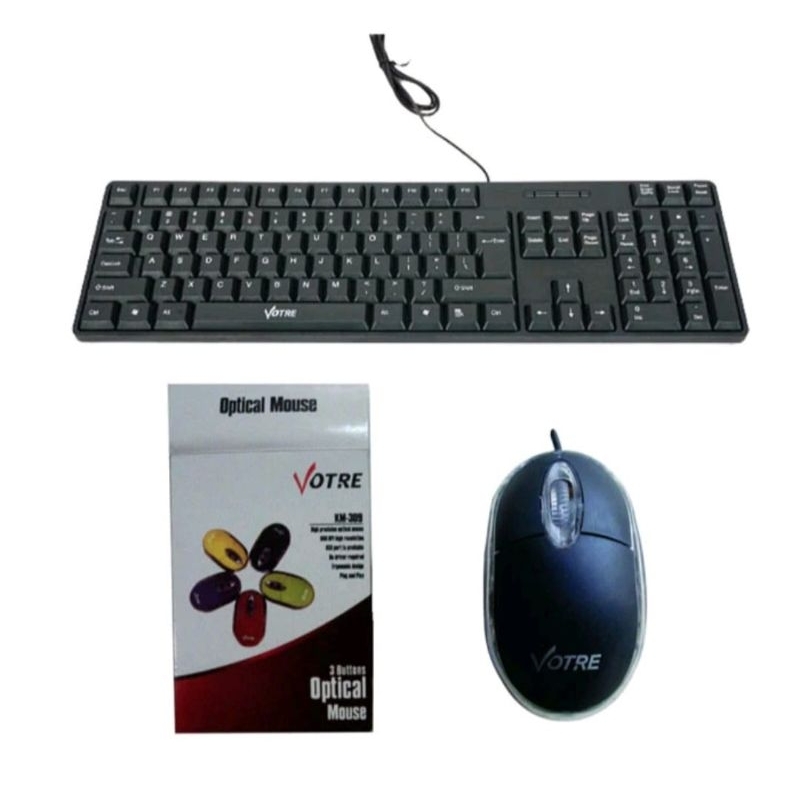 Jual Mouse Votre + Key Board Votre Usb | Shopee Indonesia