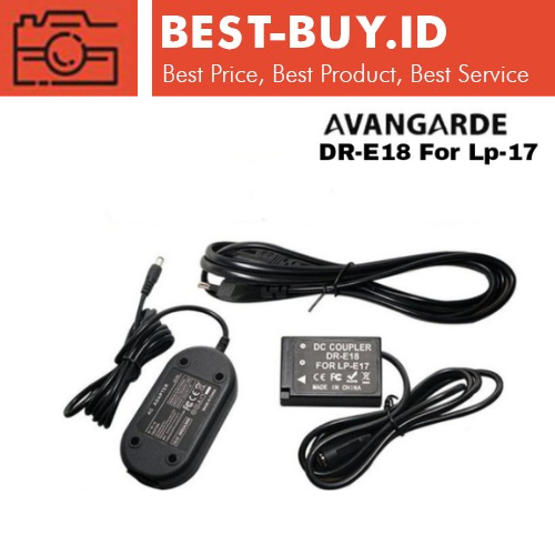 Jual Avangarde DR-E18 / LP-E17 Dummy Battery + DC Coupler | Shopee Indonesia