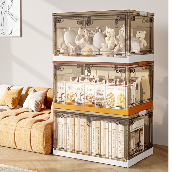 Jual Transparan Storage box Foldable Penyimpanan Box Kapasitas ekstra ...