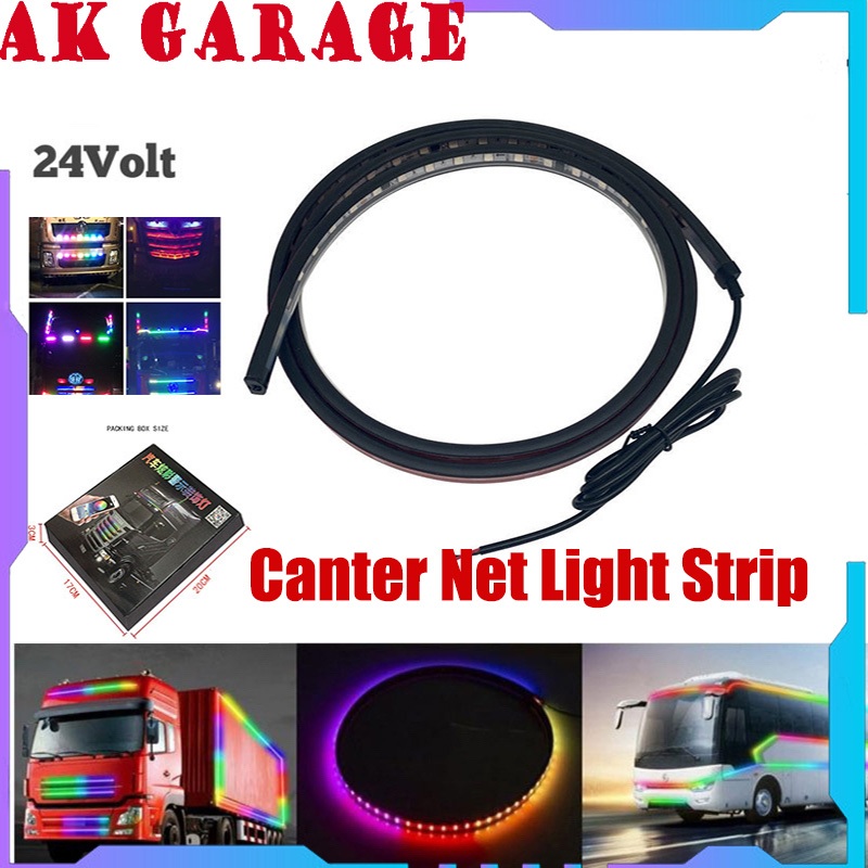 Jual Lampu LED Strip Variasi Kaca Running Canter Net Light Strip 24 ...