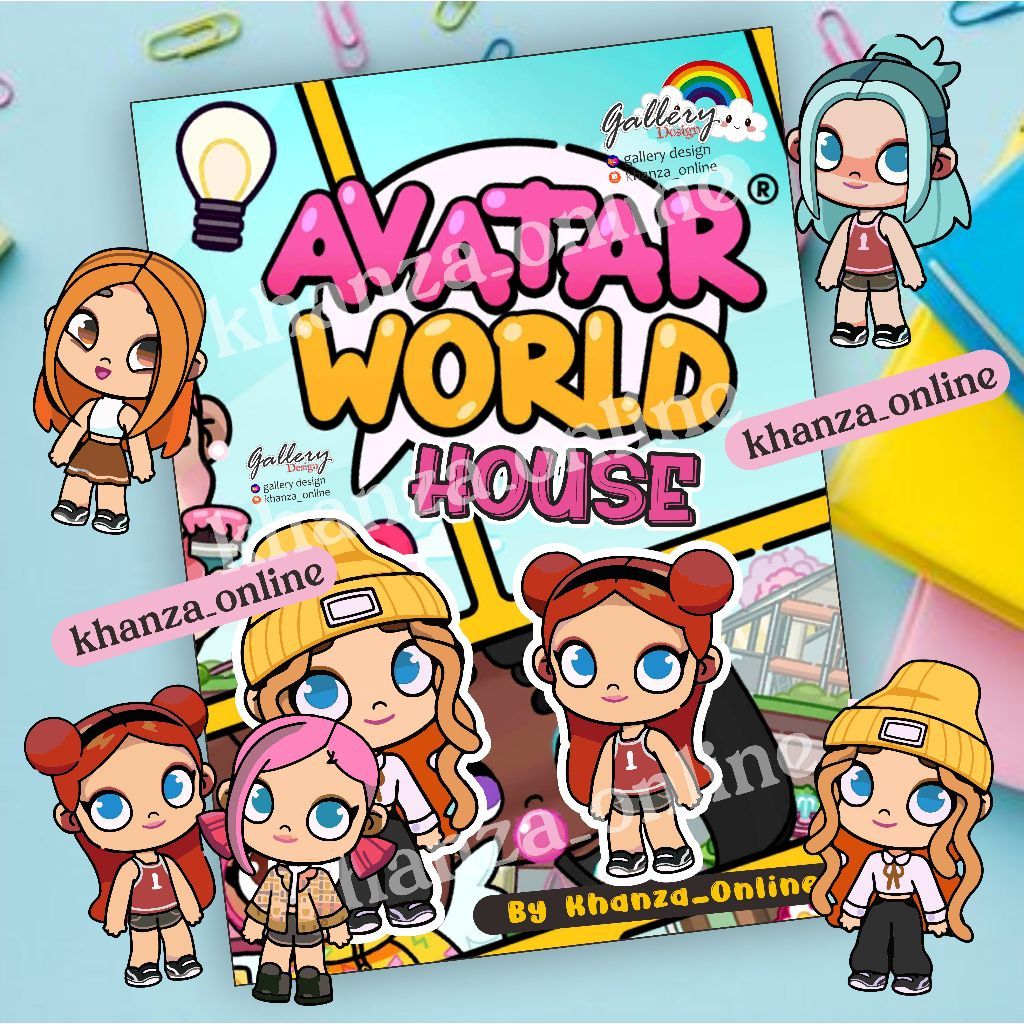 Jual AVATAR WORLD HOME QUIET BOOK PAPERDOLS HOME MAINAN ANAK BONGKAR ...