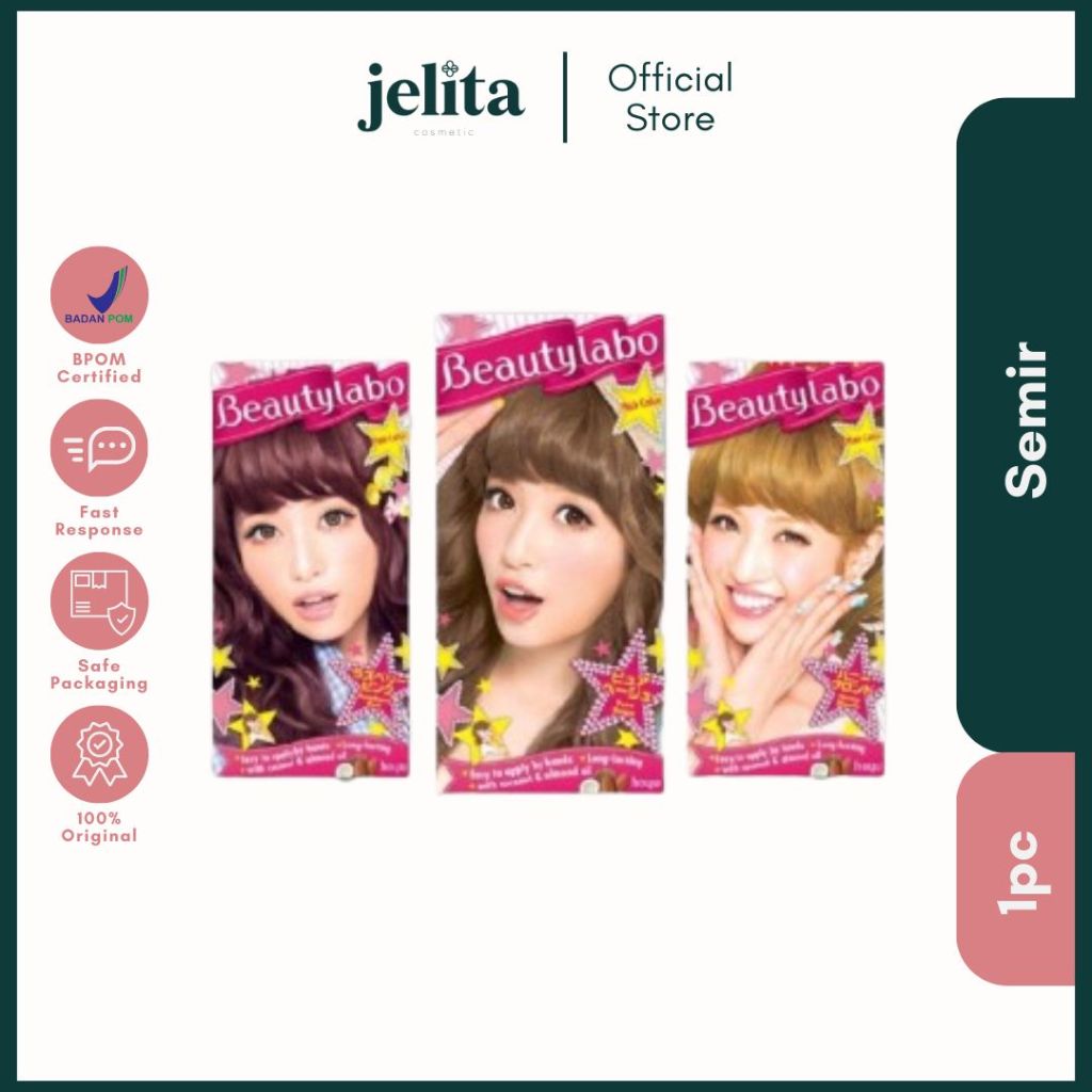 Jual Jelita Cosmetic - Beauty Labo Hair Color | Shopee Indonesia