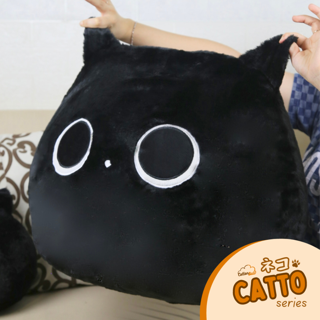 Jual Catto Series - Cotton Ball, Boneka Kucing Lucu Besar | Shopee ...