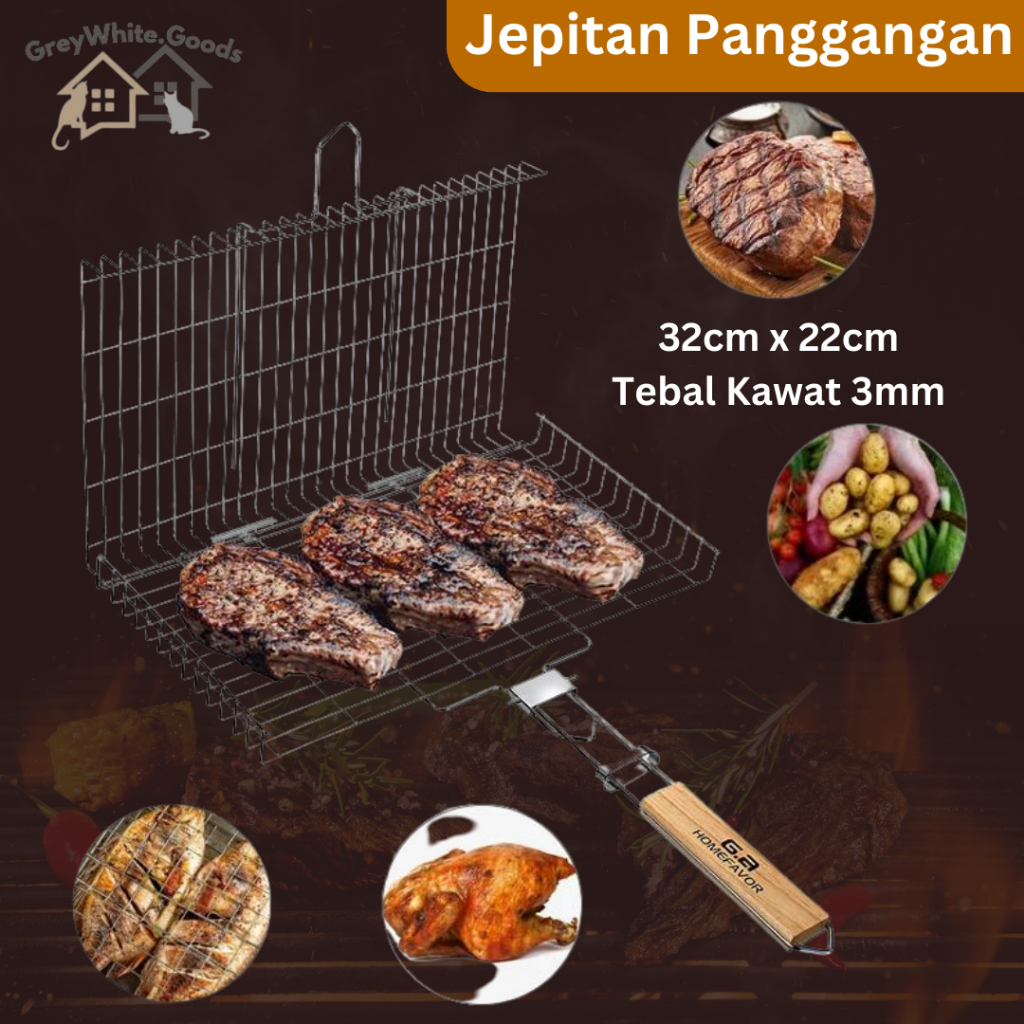 Jual ALAT PANGGANG JEPIT GAGANG KAYU ANTI PANAS UKURAN BESAR ...