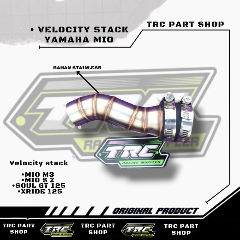 Jual Velocity stack filter udara stainless MIO M3 MIO S Z SOUL GT 125 ...