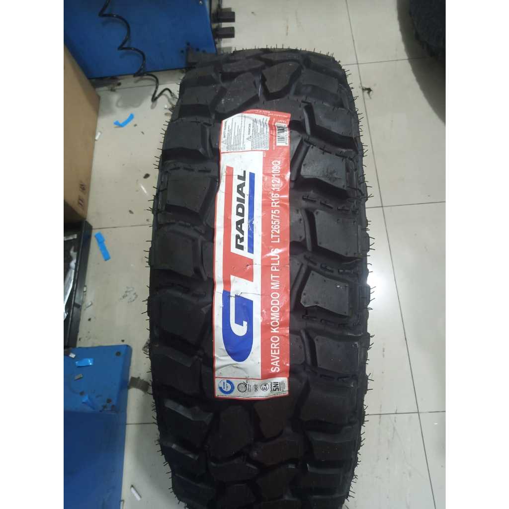 Jual BAN MOBIL KASAR KOMODO RING 16 BAN GAJAH TUNGGAL SAVERO KOMODO MT EXTREME 265/75 R16 GT ...