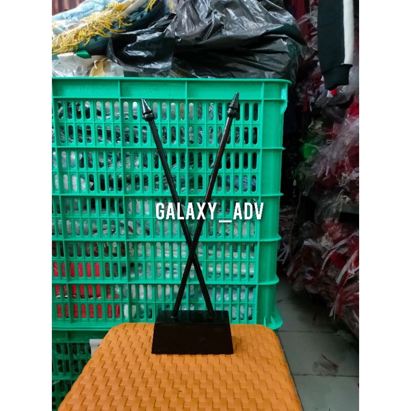 Jual tiang silang kayu meja(tanpa bendera) | Shopee Indonesia