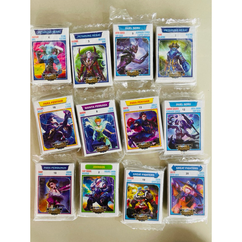 Jual 4(bungkus) Kartu Gambar Kartu Mainan Anak-Anak Kartu Random Mobile ...