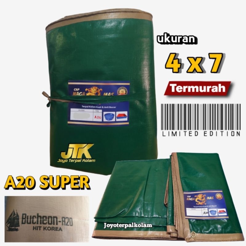 Jual Terpal Plastik A20 Korea Ukuran 4x7 Meter Superr Tebal | Shopee ...
