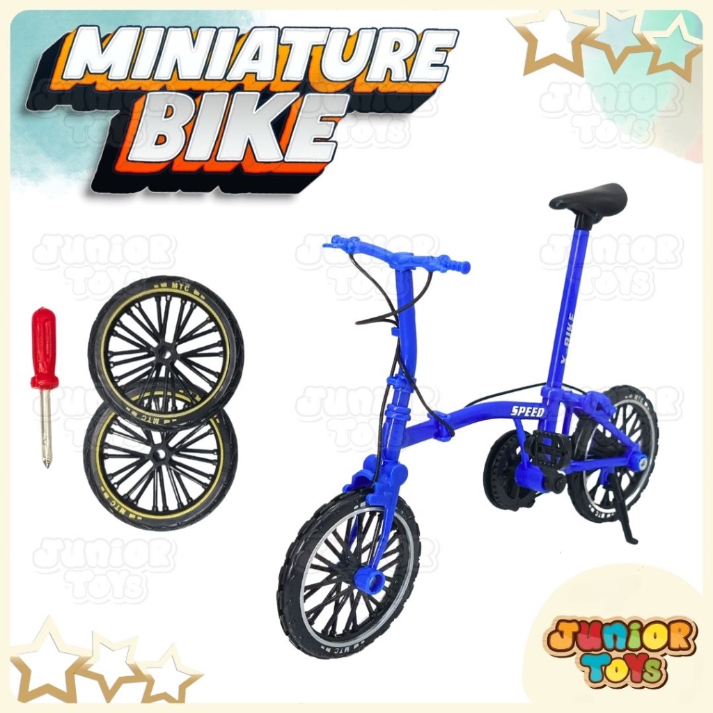 Jual Mainan Anak Miniatur Sepeda Obeng Bisa Ganti Roda Gowes Tangan ...