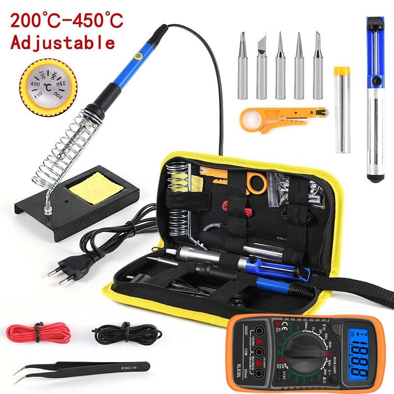Jual Set Solder Listrik Lengkap dengan Multimeter Iron Tool Kit 220V ...
