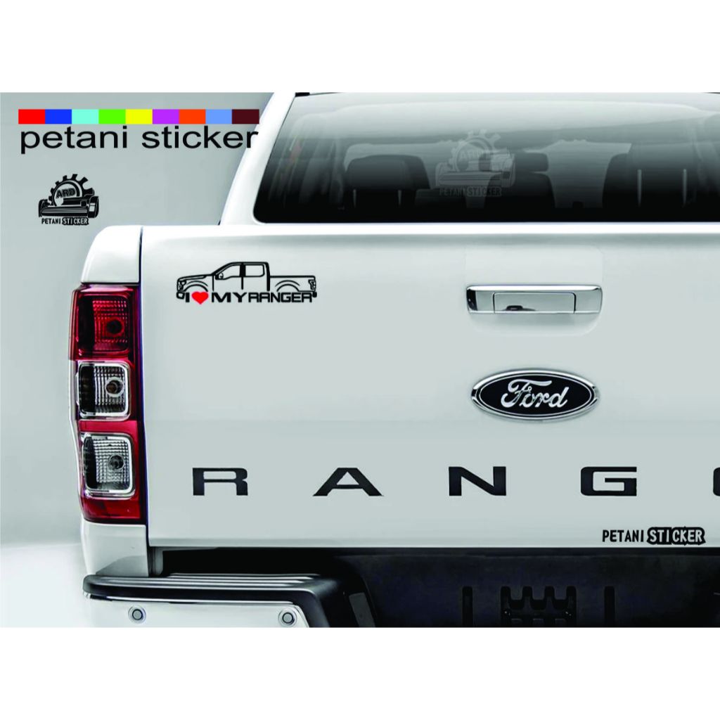Jual STIKER STICKER I LOVE MY RANGER RANGER CLUB CUTTING STIKER ...