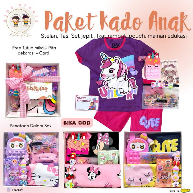 Jual Kidsstoree paket kado hadiah hampers ulang tahun birthday bday ...