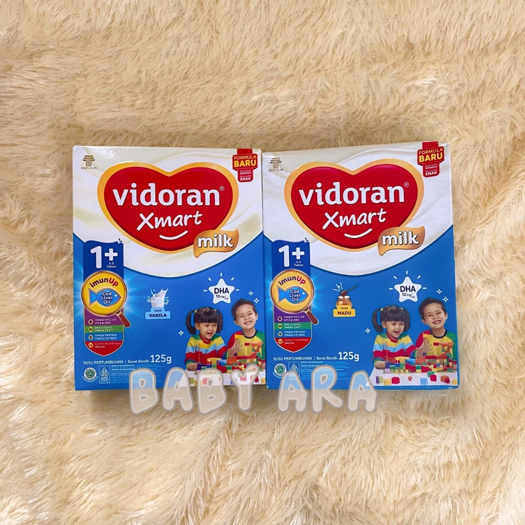 Jual VIDORAN XMART 1+ VANILA/MADU 125gr | Shopee Indonesia