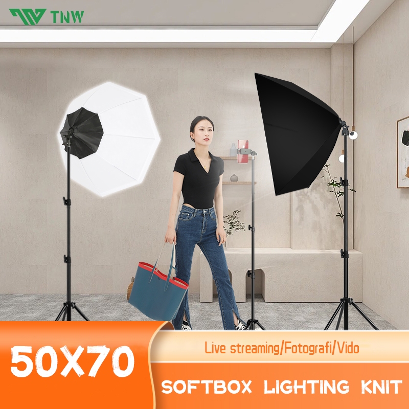 Jual TNW Softbox Lighting Lampu Softbox Lighting Studio Lampu Studio ...
