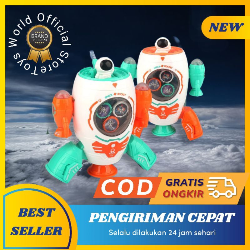 Jual Toys - Mainan Edukasi Anak SPACE ROCKET - Mainan Roket Listrik ...