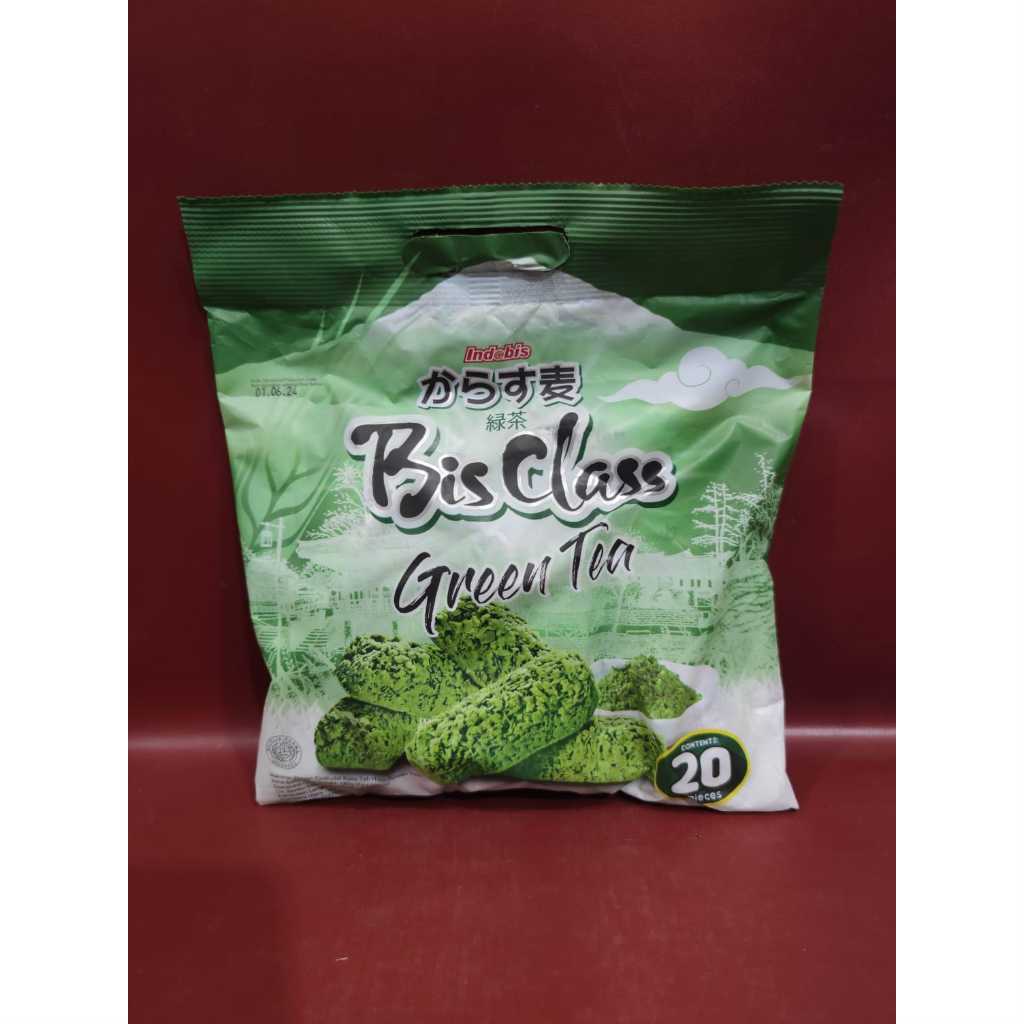 Jual Indobis Bis Class Snack Oats Green Tea - Snack Gandum Oat Green ...