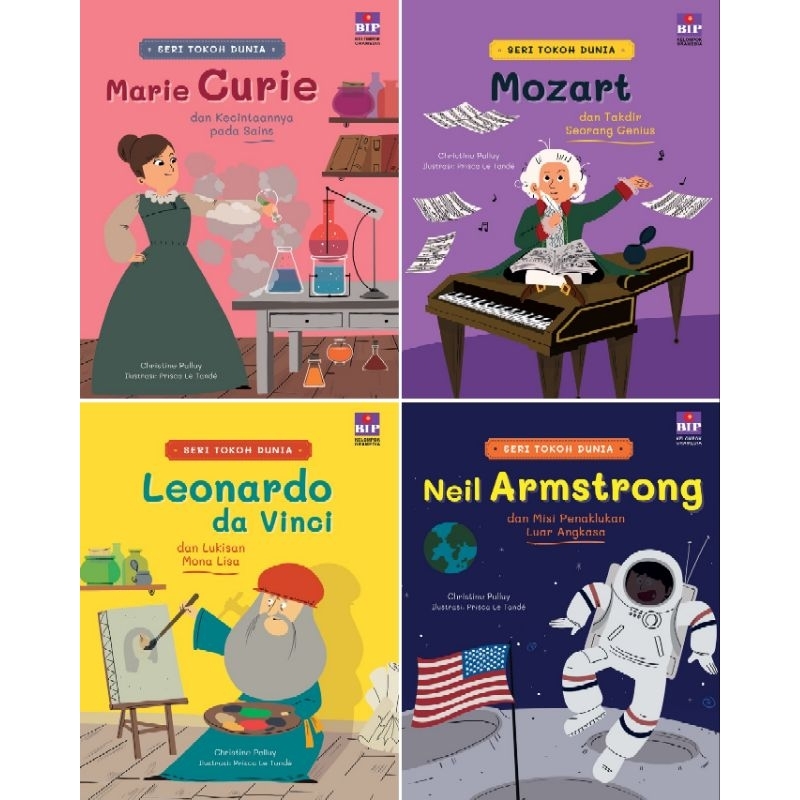 Jual (BIP) (Original, Segel) Seri Tokoh Dunia: Neil Armstrong, Leonardo ...