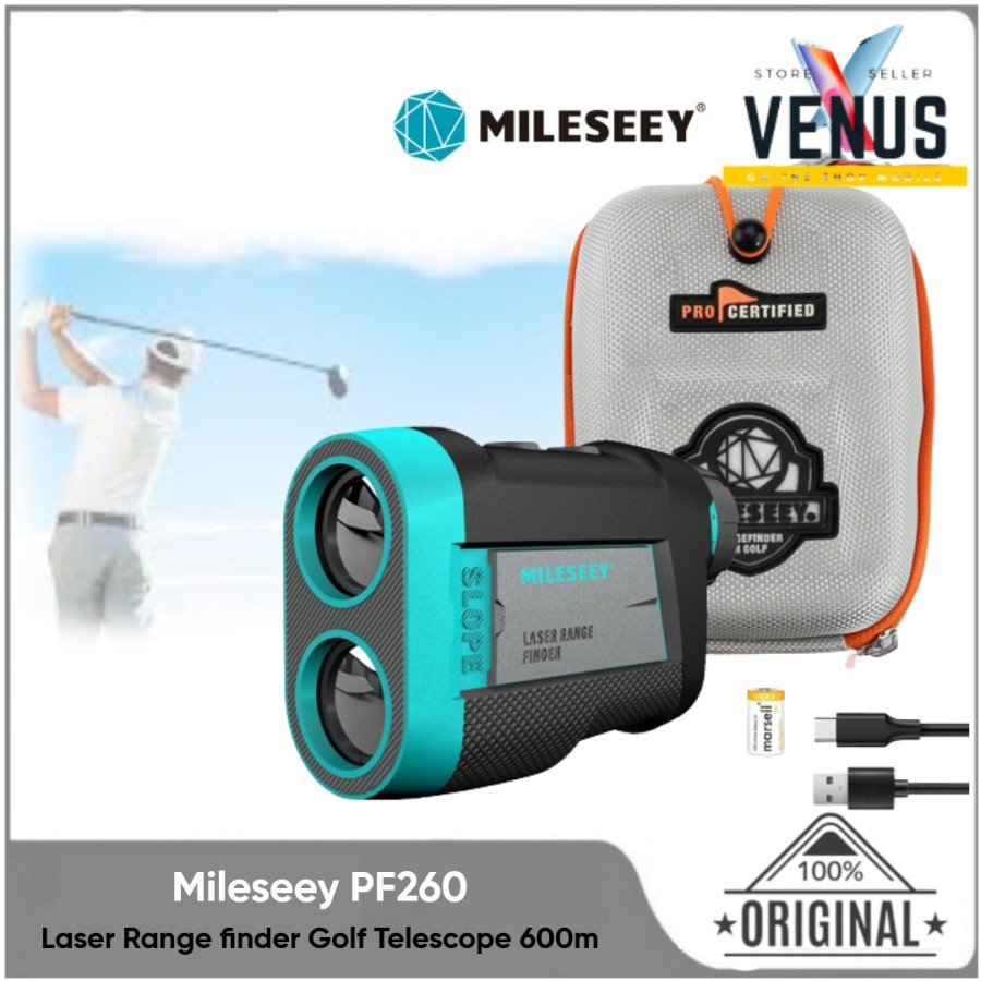 Jual Mileseey PF260 Laser Rangefinder Golf Telescope 600m Speed Angel Measurement Scan | Shopee ...