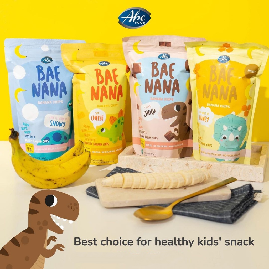 Jual Abe Food Baenana Banana Chips/Snack Anak/Kripik Pisang/ Cemilan ...