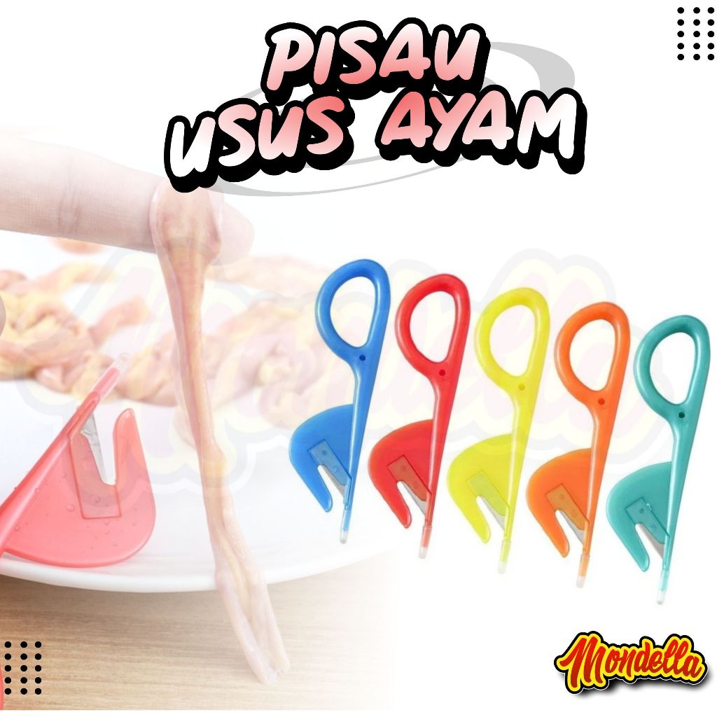 Jual Pisau Pembersih Kotoran Usus Ayam Perut Ikan Udang Belut Alat ...