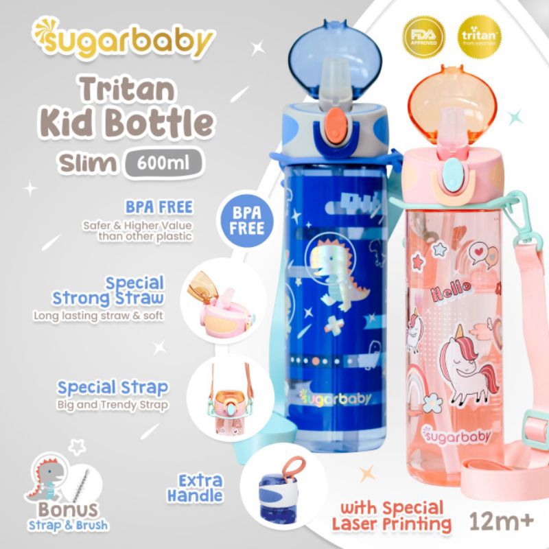 Jual (D) BOTOL SUGAR BABY - BOTOL ANAK BABY KIDS TRITAN BOTTLE | Shopee ...