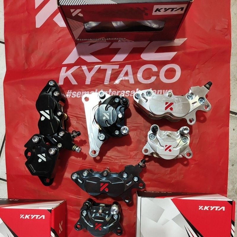 Jual kaliper set ktc kytaco dpn blkg plus breket for nmax old yg depan Uda ganti suspension ktc ...