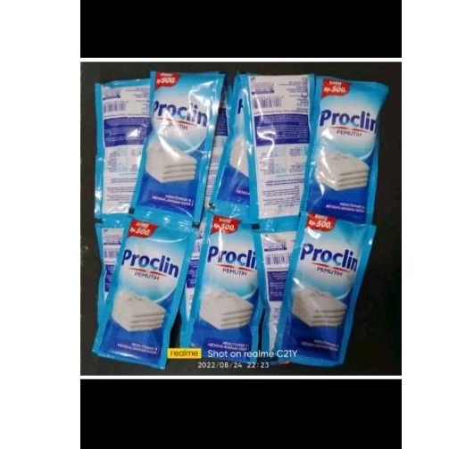 Jual Proclin Putih Sachet satu pak isi 10 sachet | Shopee Indonesia