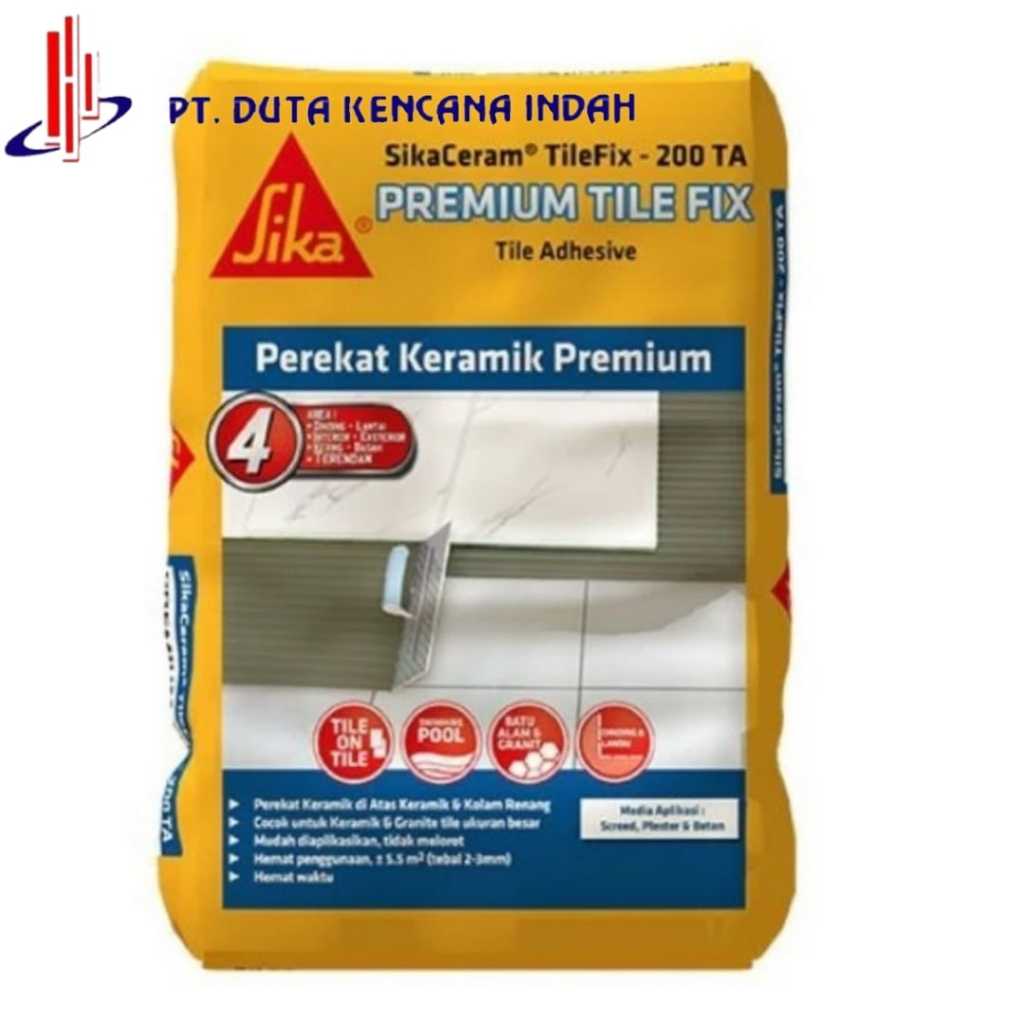Jual SIKA CERAM 200 TA TILEFIX PEREKAT KERAMIK PREMIUM 25KG | Shopee ...