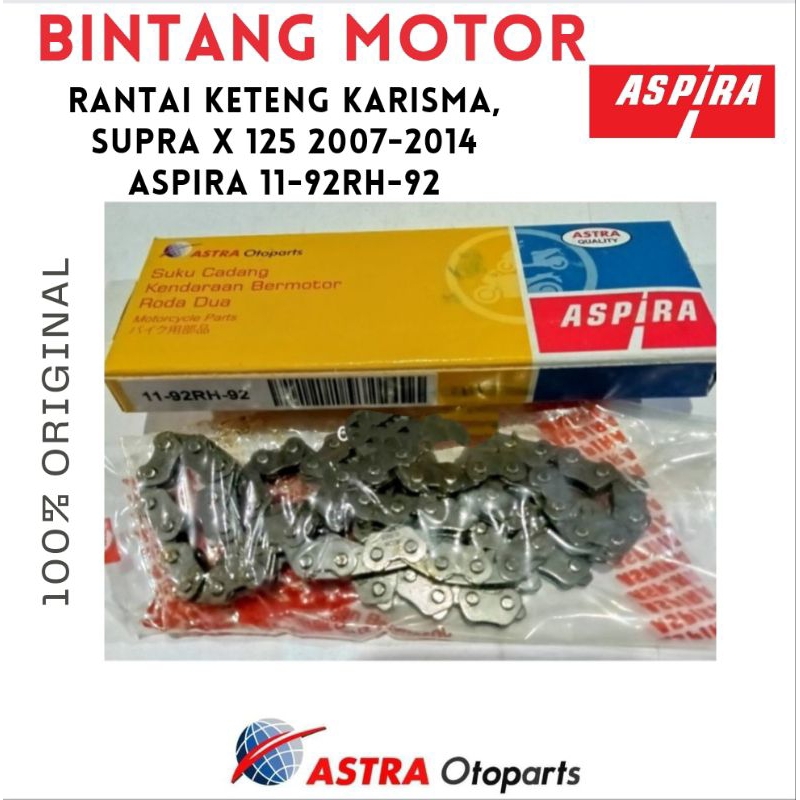 Jual Rantai Keteng Karisma Supra X125 KPH Aspira 11-92RH-92 | Shopee ...