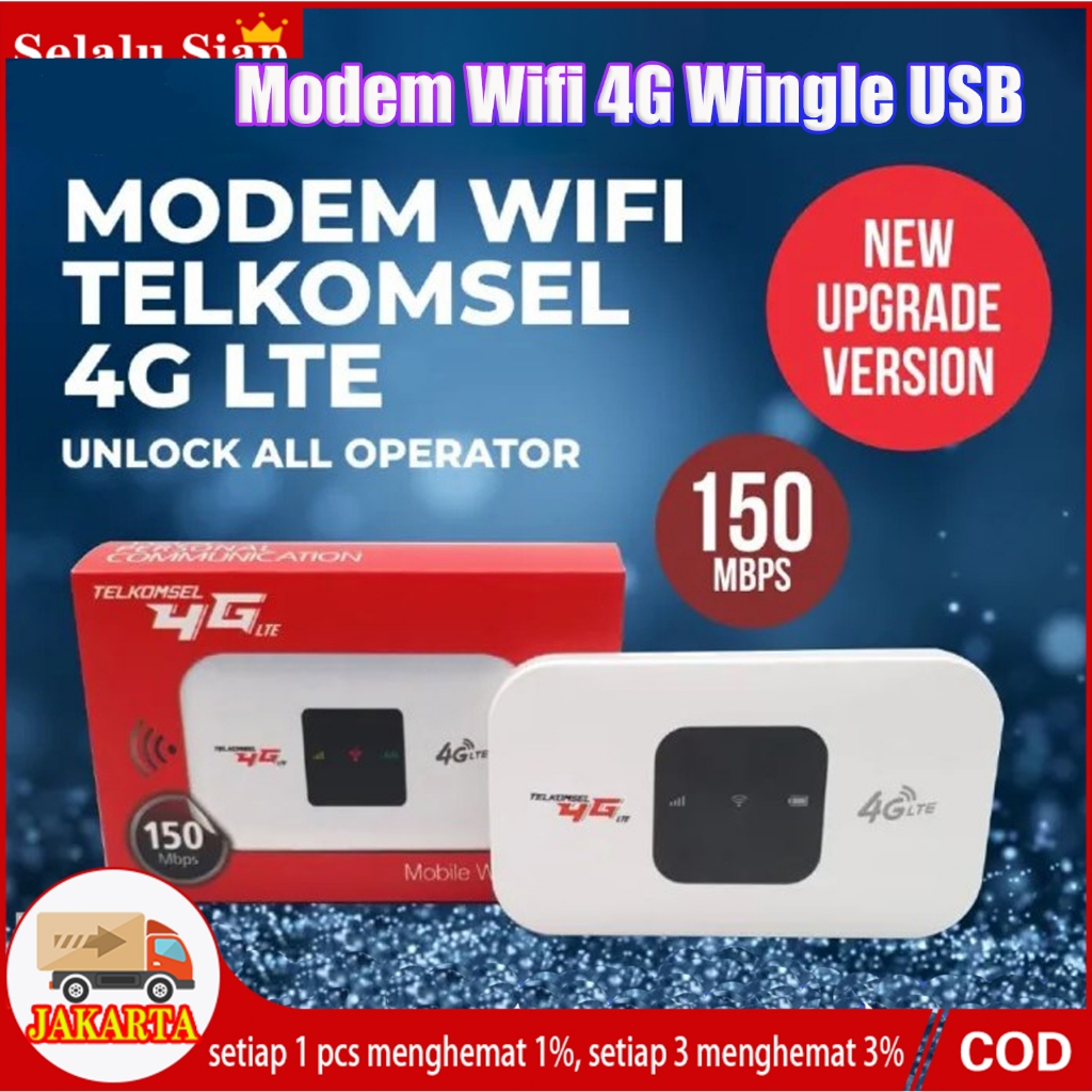 Jual Mifi Modem Wifi 4G LTE 300Mbps Unlock All Operator Modem Wifi Mifi ...