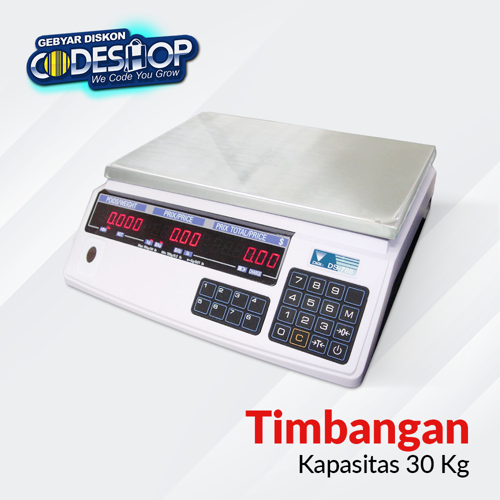 Jual DIGI DS-788 Timbangan Digital Price Computing Scale Minimarket ...