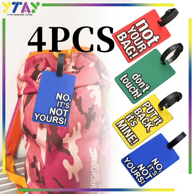 Jual Luggage Tag Bag/ Tag Label Koper/4pcs Gantungan Koper/Gantungan ...