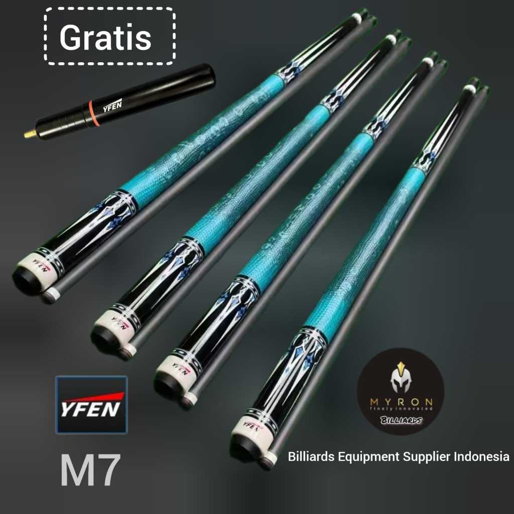 Jual Stick Billiard Carbon YFEN M7 Series~Leather Grip | Shopee Indonesia