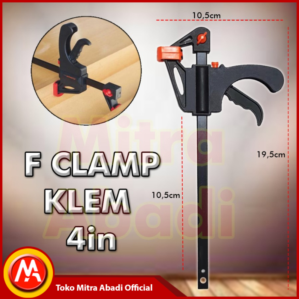 Jual F Clamp Klem 4 INCH | Shopee Indonesia