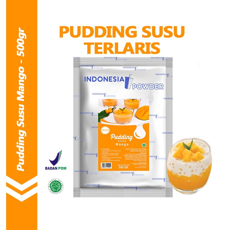 Jual [PUDDING] Pudding Susu Mix Gula Rasa Mangga / Mango 500 Gr Puding ...