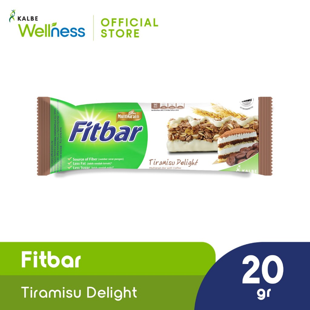 Jual Fitbar Multigrain Tiramisu Delight 20gr | Shopee Indonesia