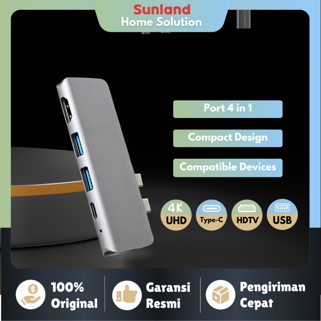 Jual Winup Hub Usb Converter Adaptor Tipe C Ke Multi Usb 3 0 100watt