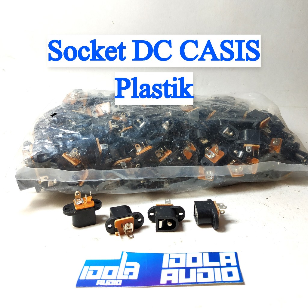 Jual Socket DC CASIS Plastik 0053/ Soket (Lubang) Untuk Jack DC ...