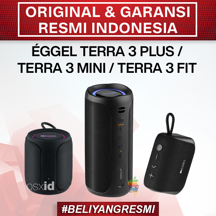 Jual Eggel Terra 3 Plus S / Eggel Terra 3 Mini S 360 / Eggel Fit 3 - Waterproof Bluetooth ...