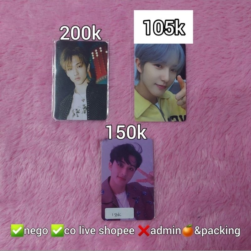 Jual OFFICIAL POB WITHMUU PC Bene RENJUN PC Homekit Jisung POB po ...