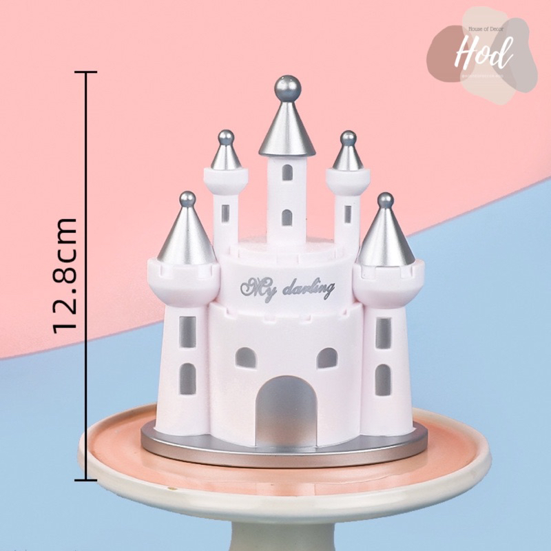 Jual Topper Castle Istana Kartun Hiasan Kue Princess Castle Fairy Tale ...