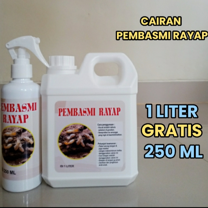 Jual Cairan Pembasmi Rayap Isi 1 Liter Gratis 250 ml | Shopee Indonesia
